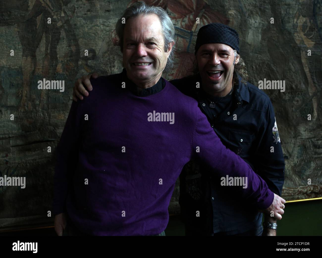 madrid, 10-23-2013-interview with javier vargas and chris jagger.-photo ...