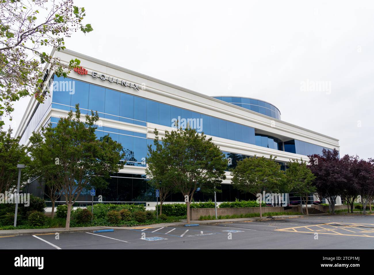 Equinix Silicon Valley office building in Sunnyvale, California, USA ...