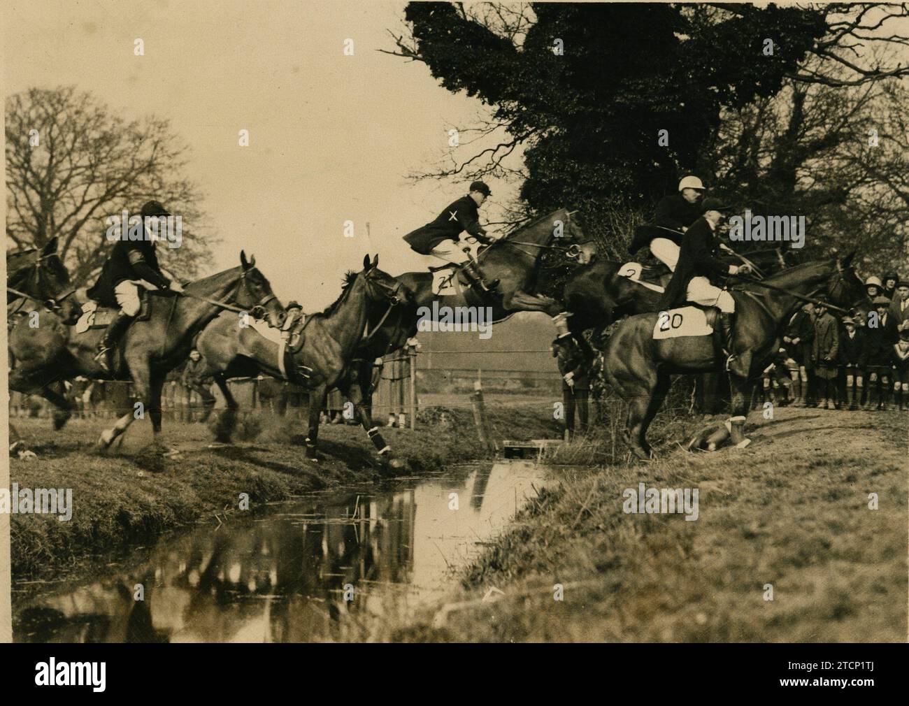 London. 03/05/1924. The Prince of Wales, Edward VIII jumping in a horse ...