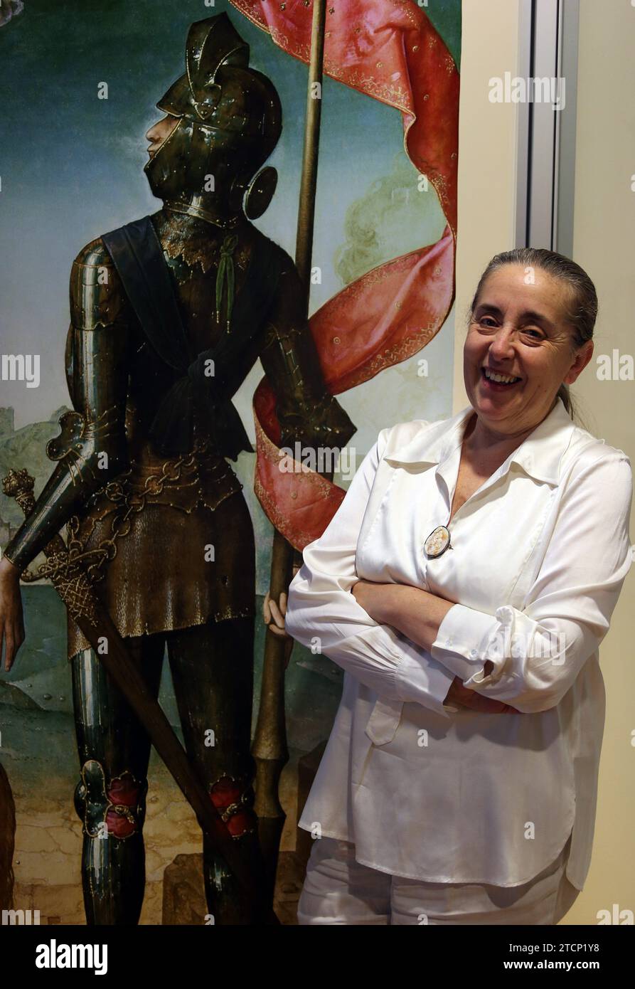 Madrid, 10/09/2013. Interview with Manuela Mena, head of the Goya ...