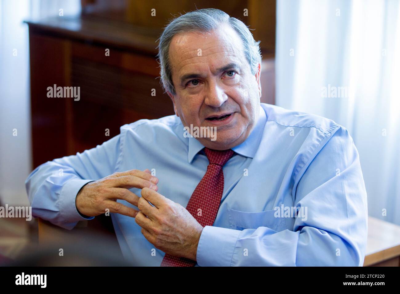 Madrid, 10/21/2013. Interview with Emilio Lora Tamayo, president of ...