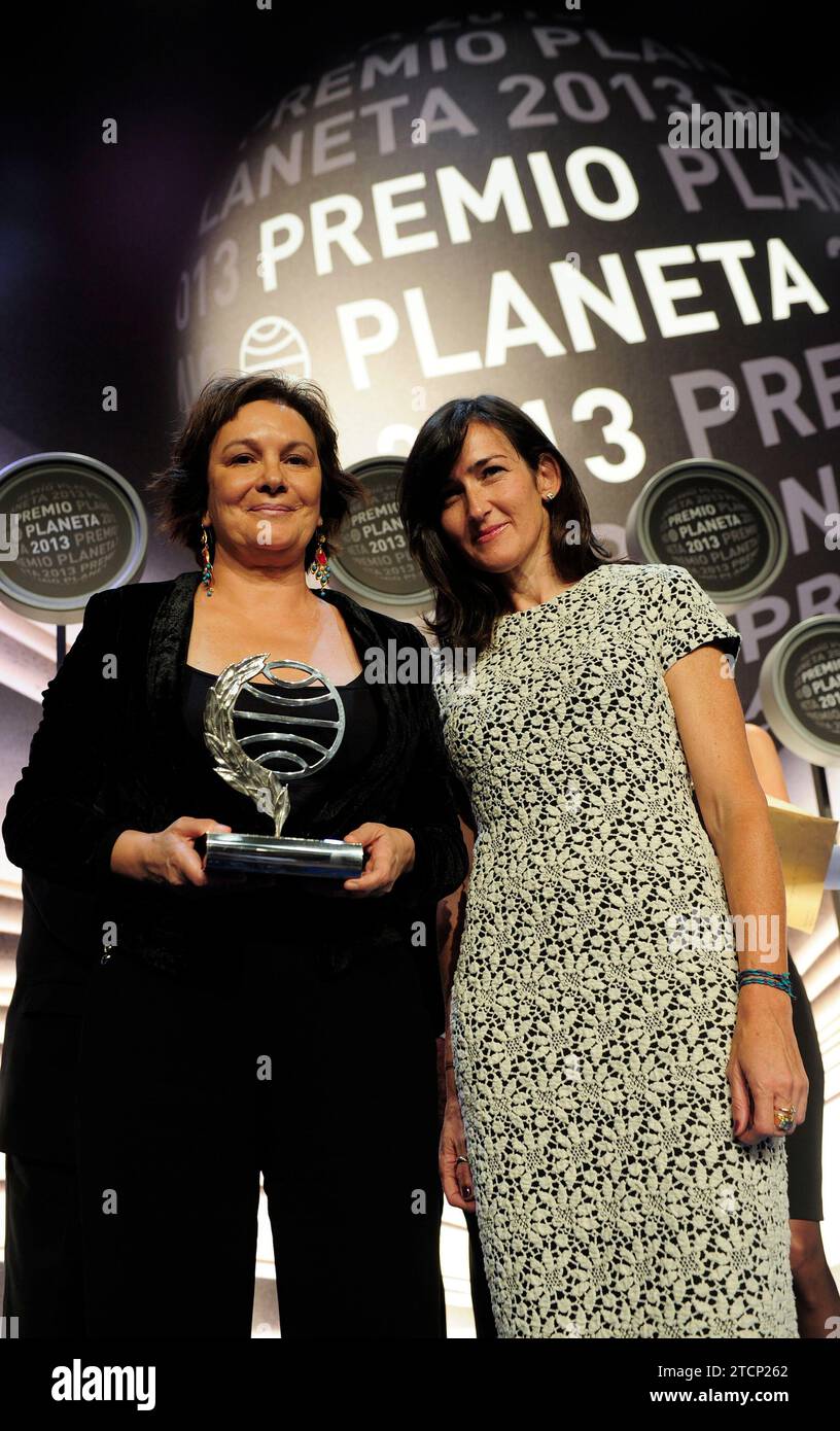 Barcelona. 10/15/2013. The winner of the 2013 planet award. Clara ...