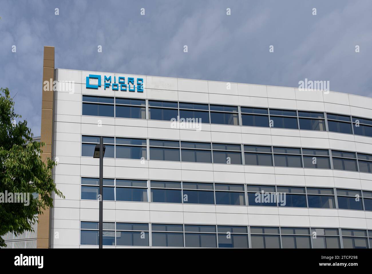 Micro Focus office building in Santa Clara, California, USA Stock Photo ...