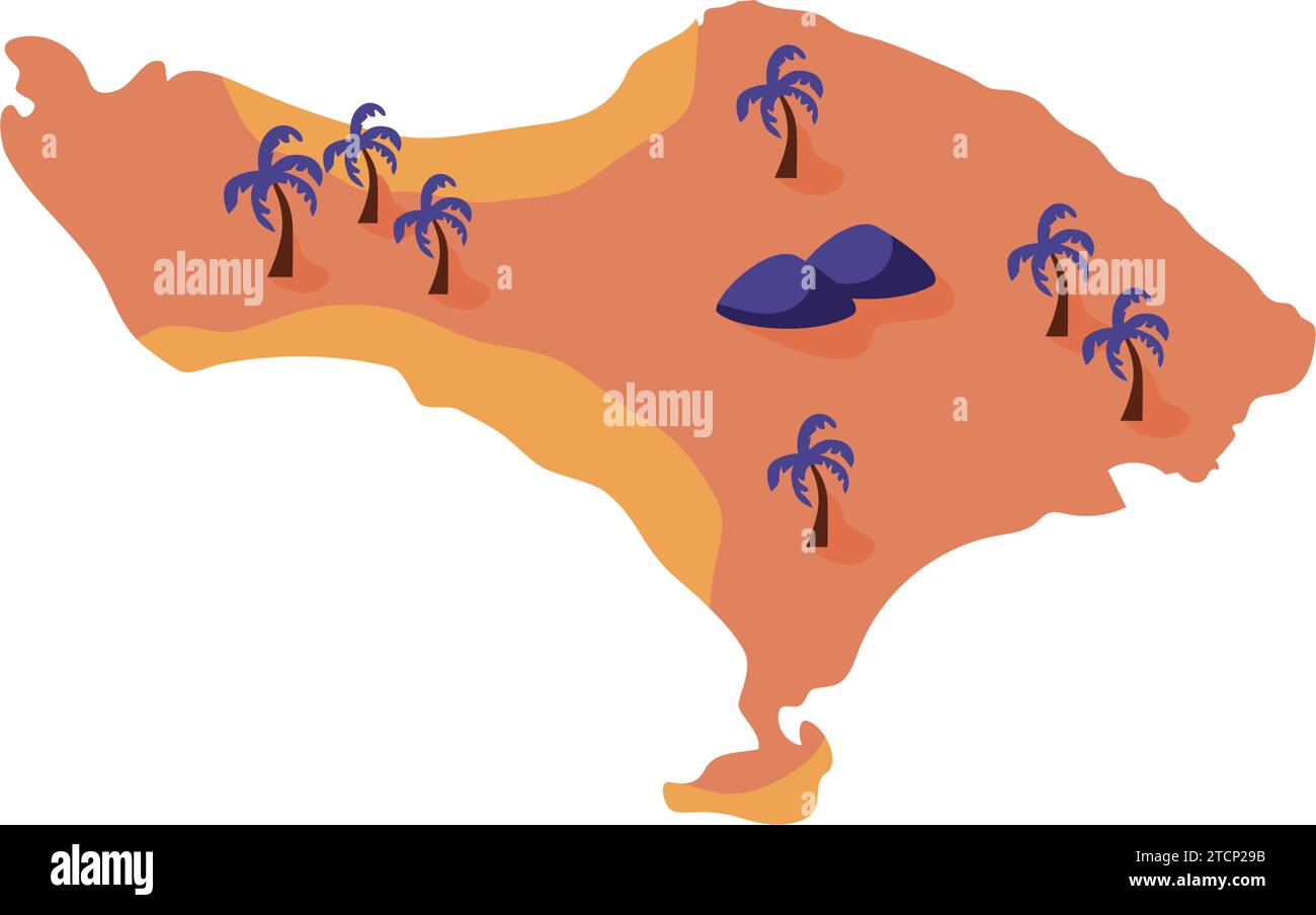 bali map illustration vector isolated Stock Vector Image & Art - Alamy