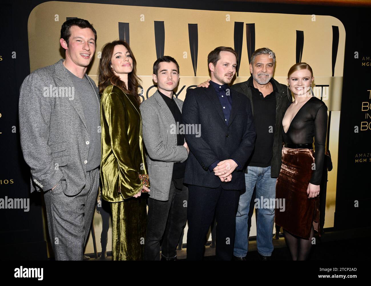 Callum Turner, from left, Courtney Henggeler, Luke Slattery, Sam Strike ...