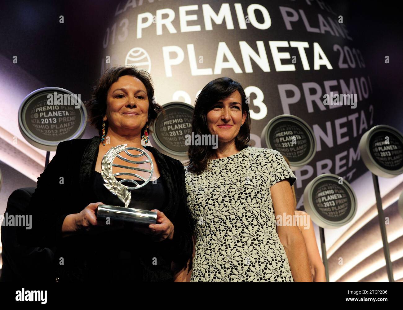 Barcelona. 10/15/2013. The winner of the 2013 planet award. Clara ...
