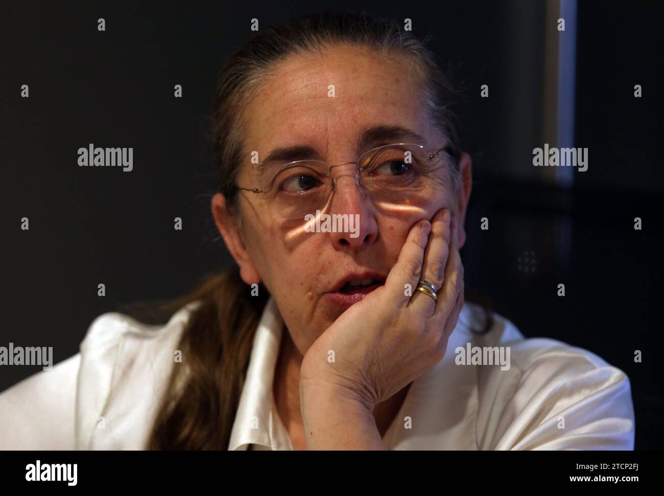 Madrid, 10/09/2013. Interview with Manuela Mena, head of the Goya ...