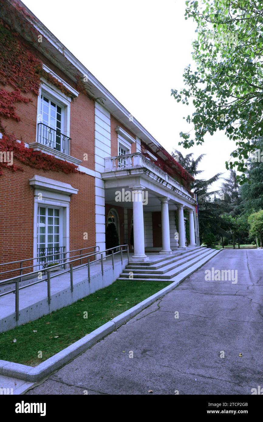 Madrid, 10/28/2013. Council of Ministers building in the Moncloa Palace ...