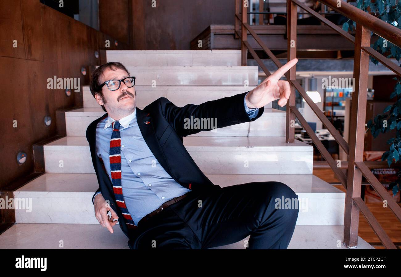 Madrid, September 19, 2013. Interview with Joaquin Reyes, Comedian, who ...