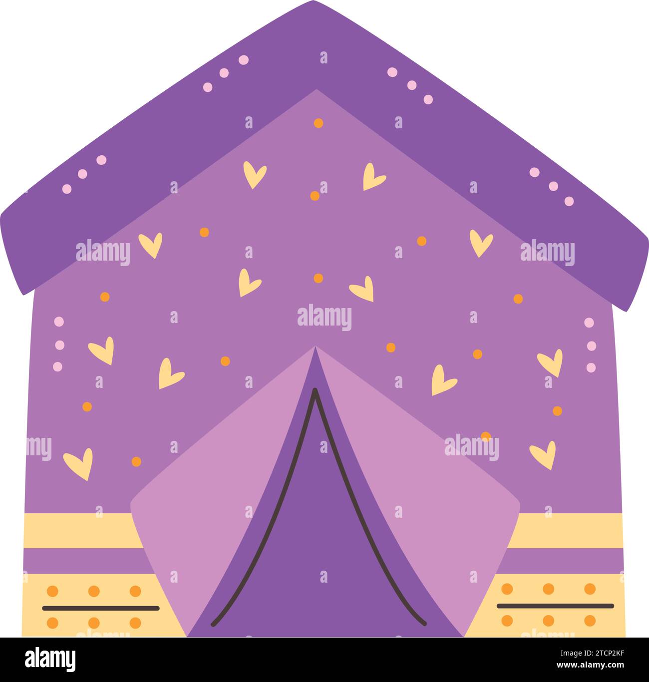 girl teepee colored vector isolated Stock Vector Image & Art - Alamy
