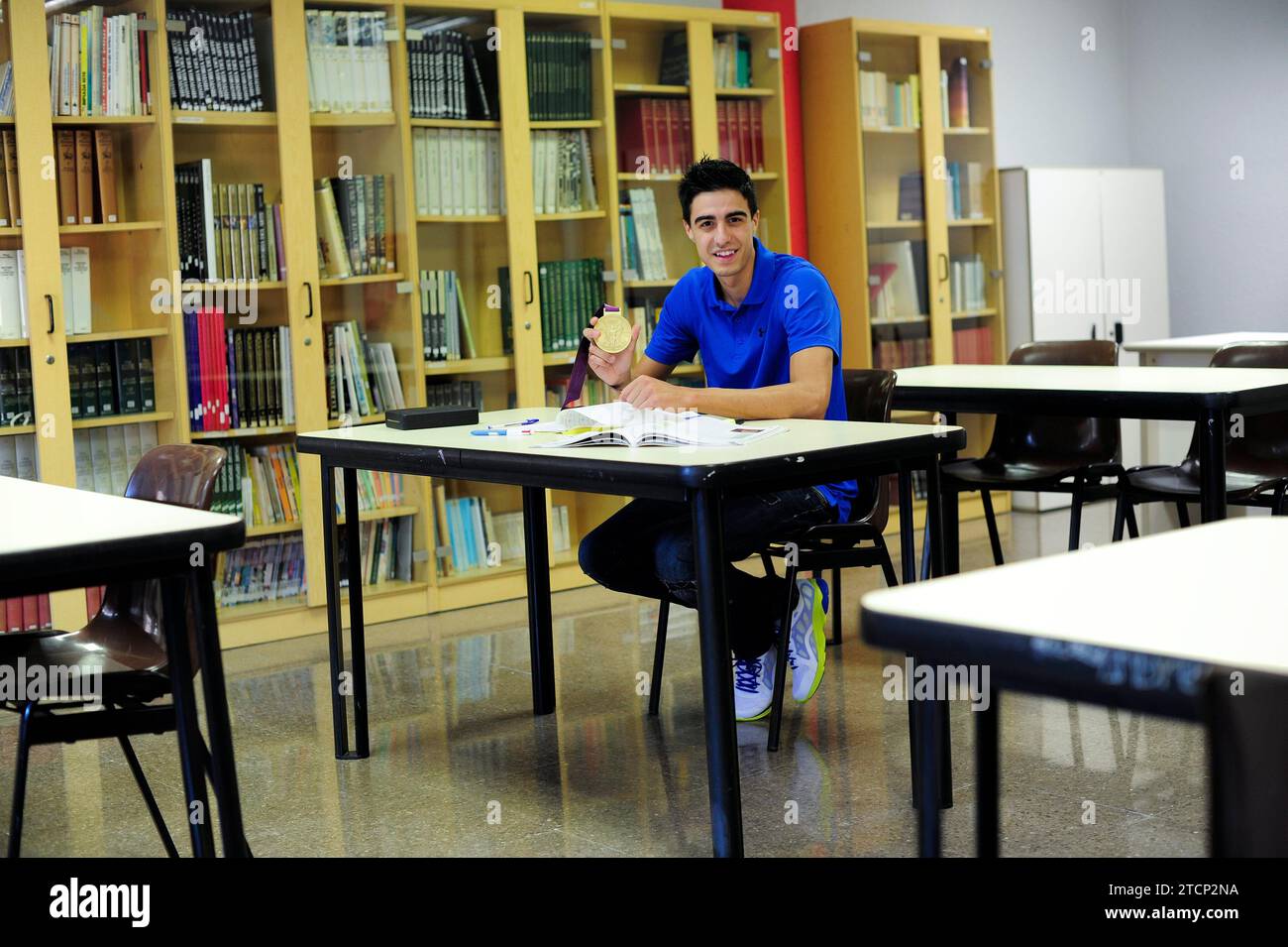 Barcelona. 10/08/2013. Interview with London taekwondo gold medalist ...