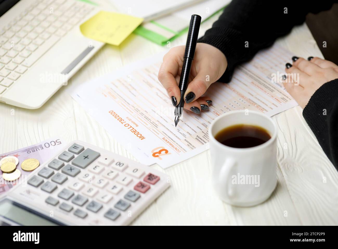 Accountant fill italian tax form Modello 730 individual income tax ...