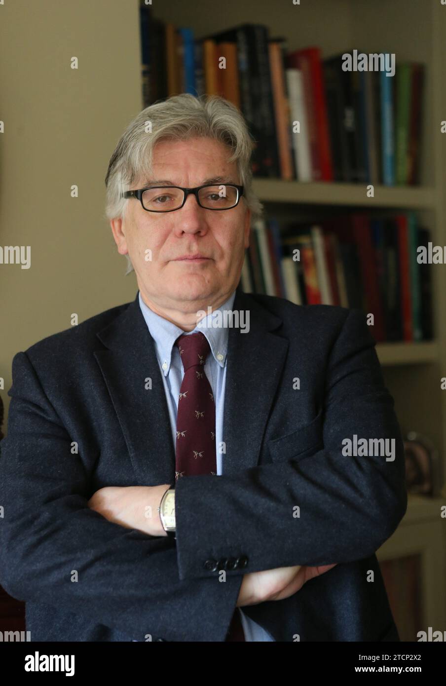 Madrid, 03/05/2013. Interview with the writer and journalist Iñaki ...