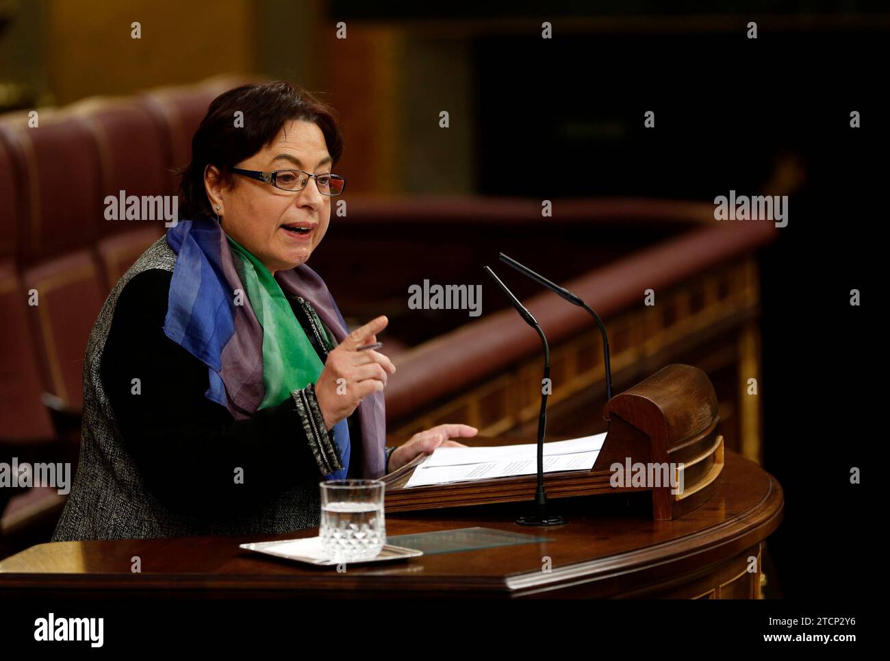 Madrid, February 21, 2013. Debate on the state of the Nation. In the ...