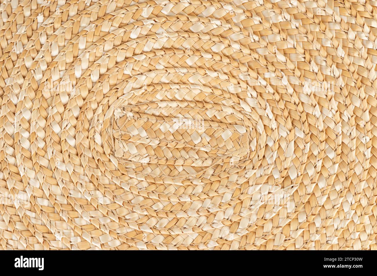 Brown beige color straw threaded background macro close up view Stock ...