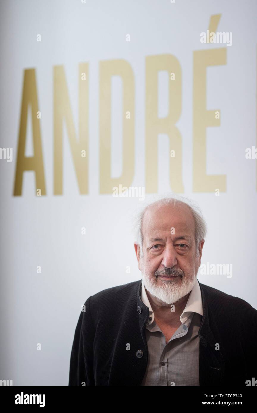 Madrid, September 23, 2013. Presentation of the painter Andre Elbaz at ...