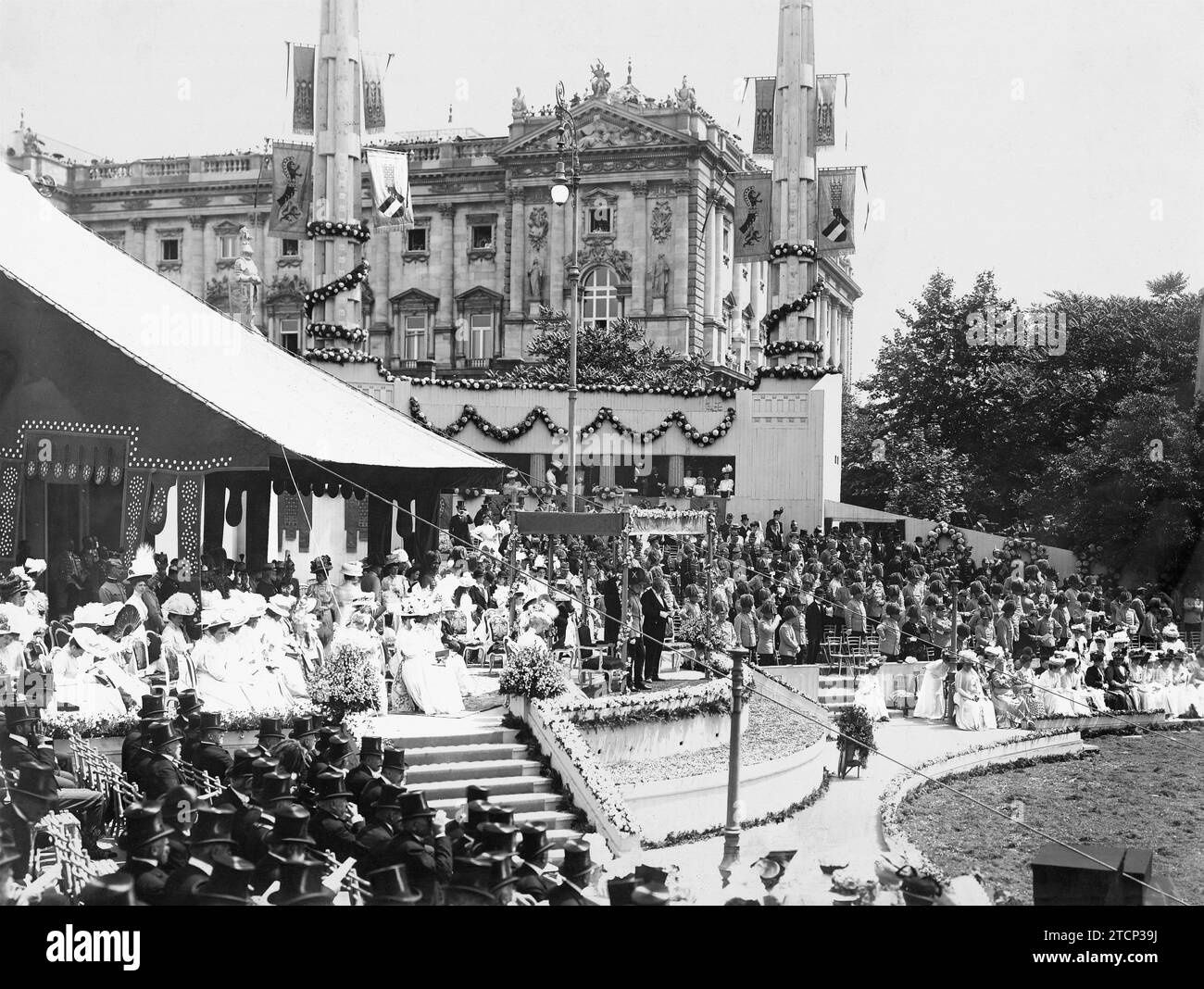 Emperor Francesco Joseph I in Vienna in July 1908. Credit: Album ...