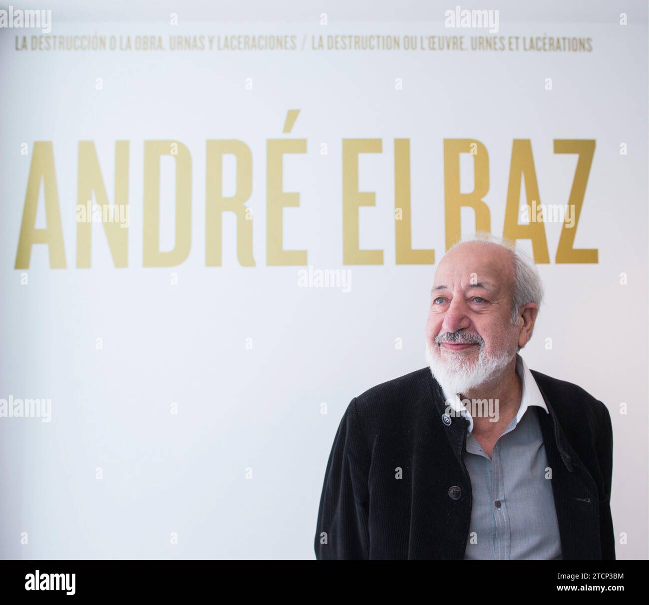 Madrid, September 23, 2013. Presentation of the painter Andre Elbaz at ...