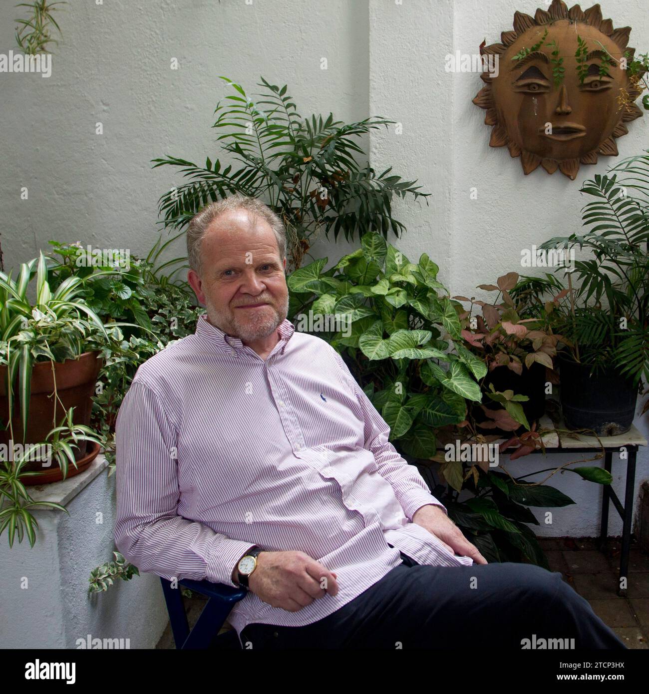 09/25/2013 Madrid. Interview with journalist and writer William ...