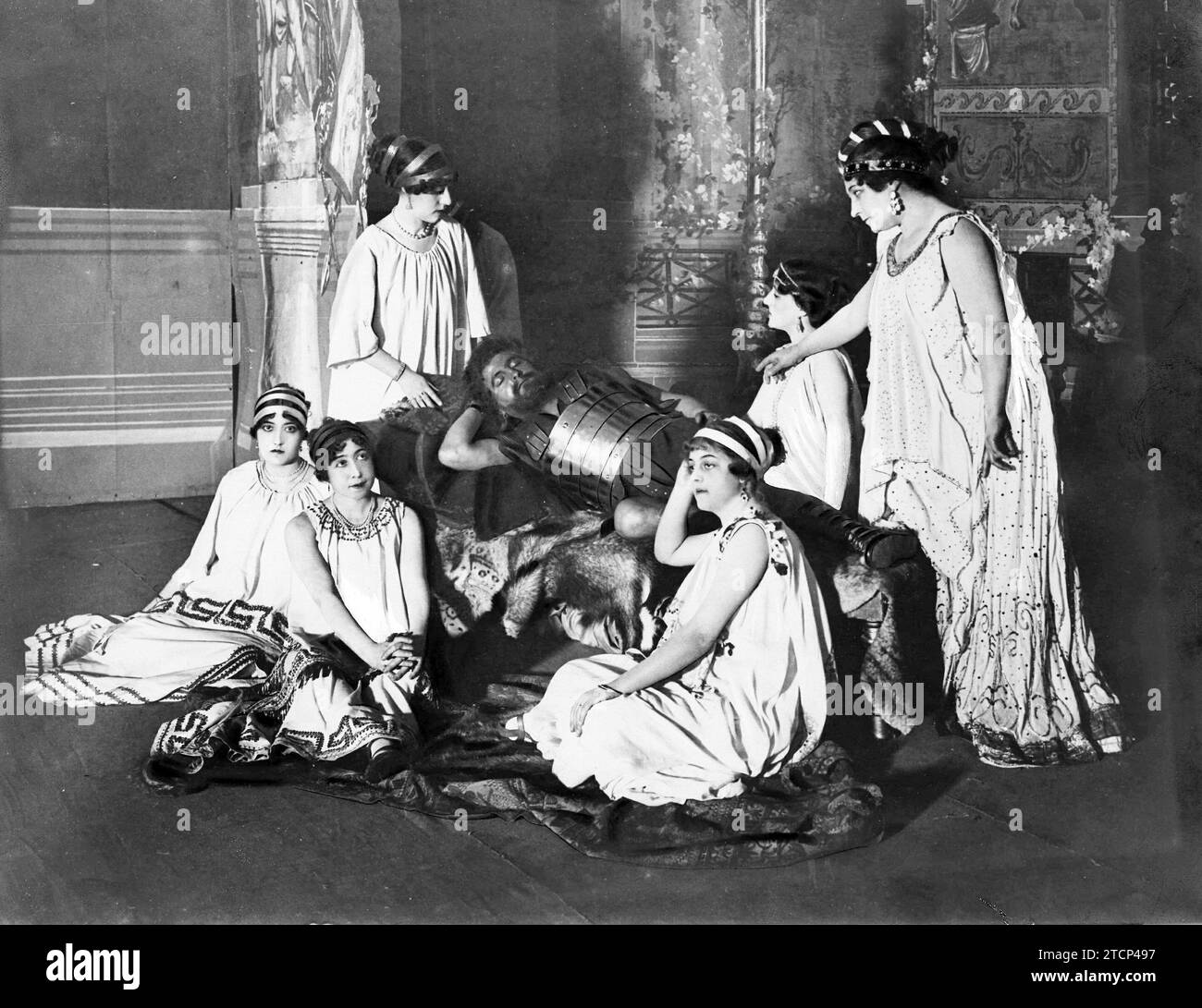 11/26/1915. In the Spanish theater. A scene from Oliver's play ...
