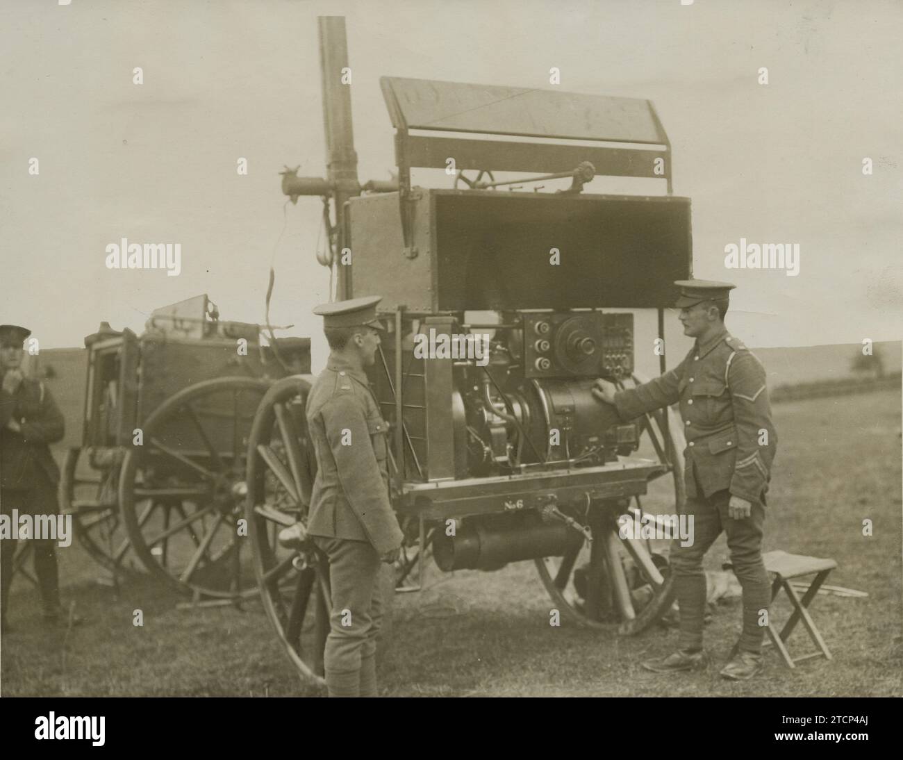 09/30/1915. The installation of wireless telegraphs on the battlefield ...