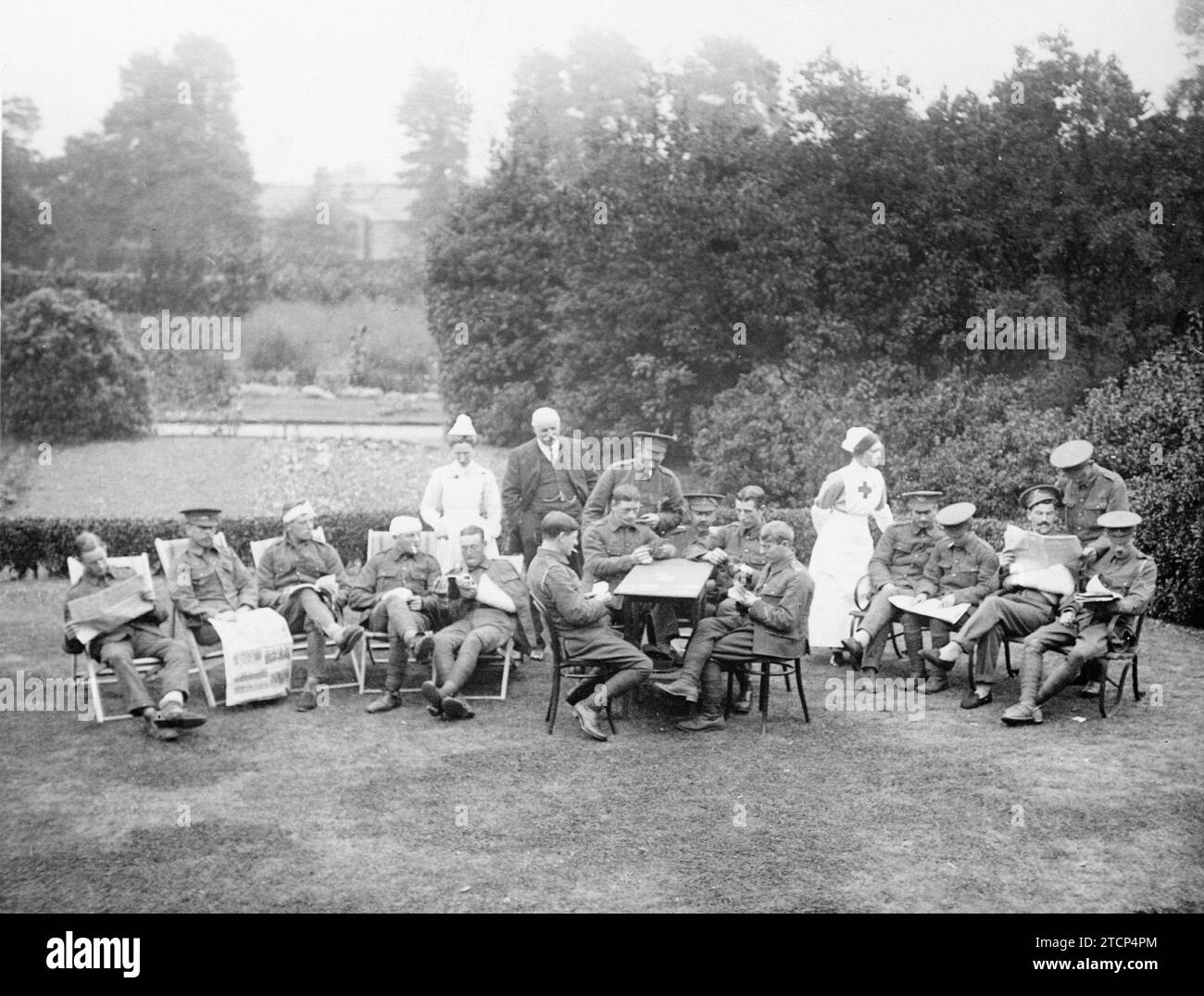 09/30/1914. During convalescence season. English Soldiers Convalescing ...