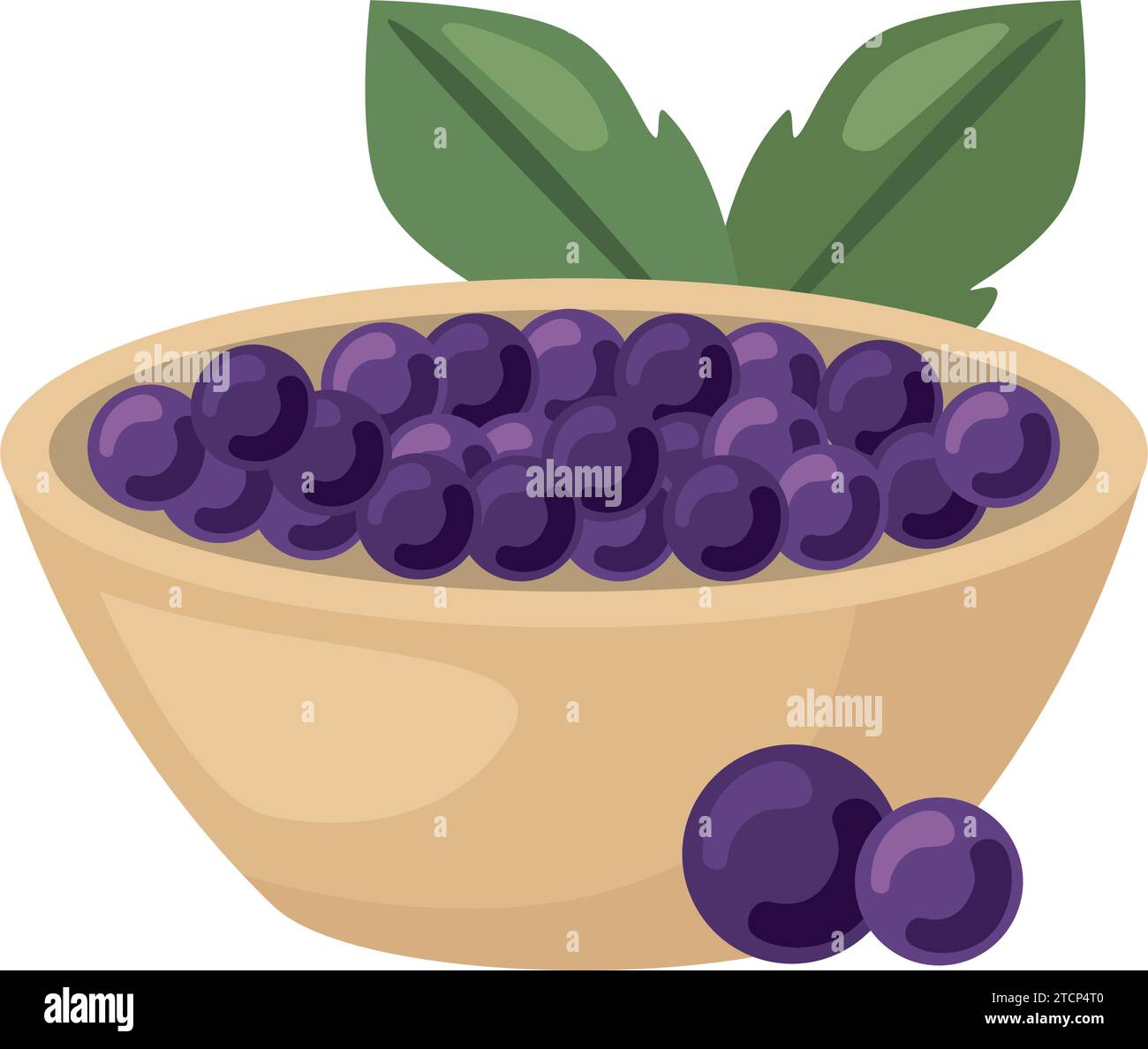 Acai bowl brazil Stock Vector Images - Alamy