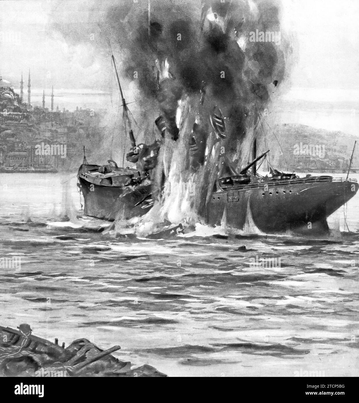 The port of constantinople Black and White Stock Photos & Images - Alamy