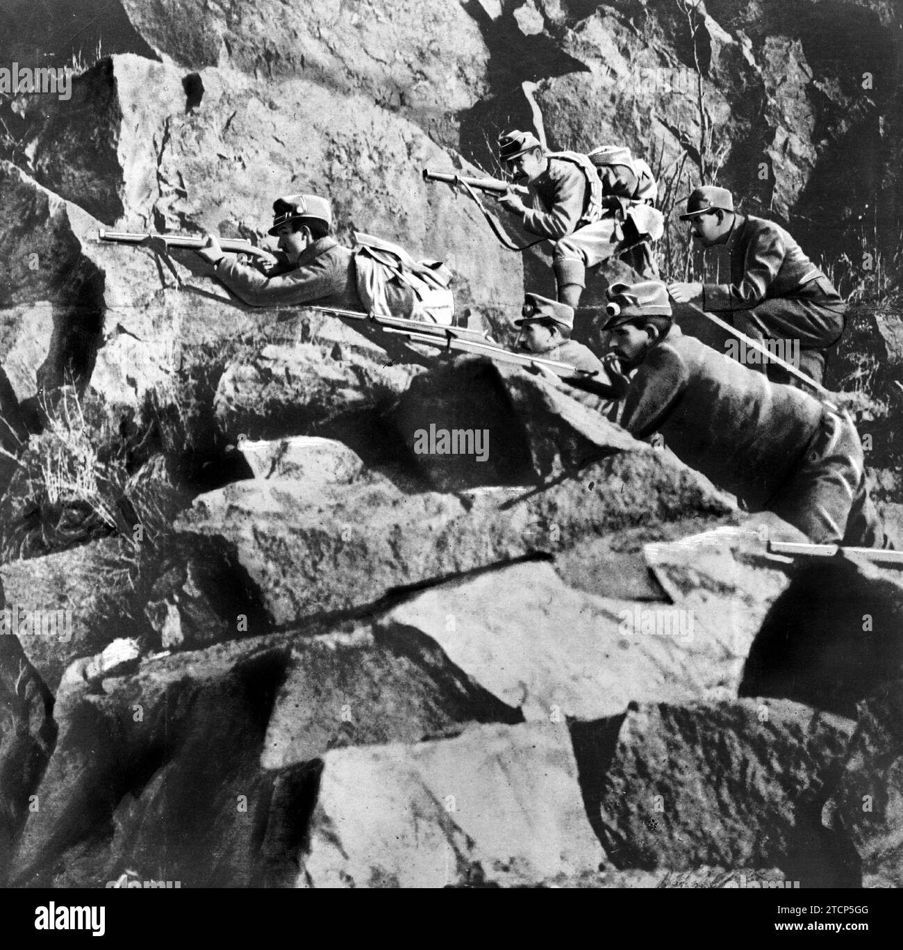 03/31/1916. The Italo-Austrian War. Soldiers from an Austro-Hungarian ...