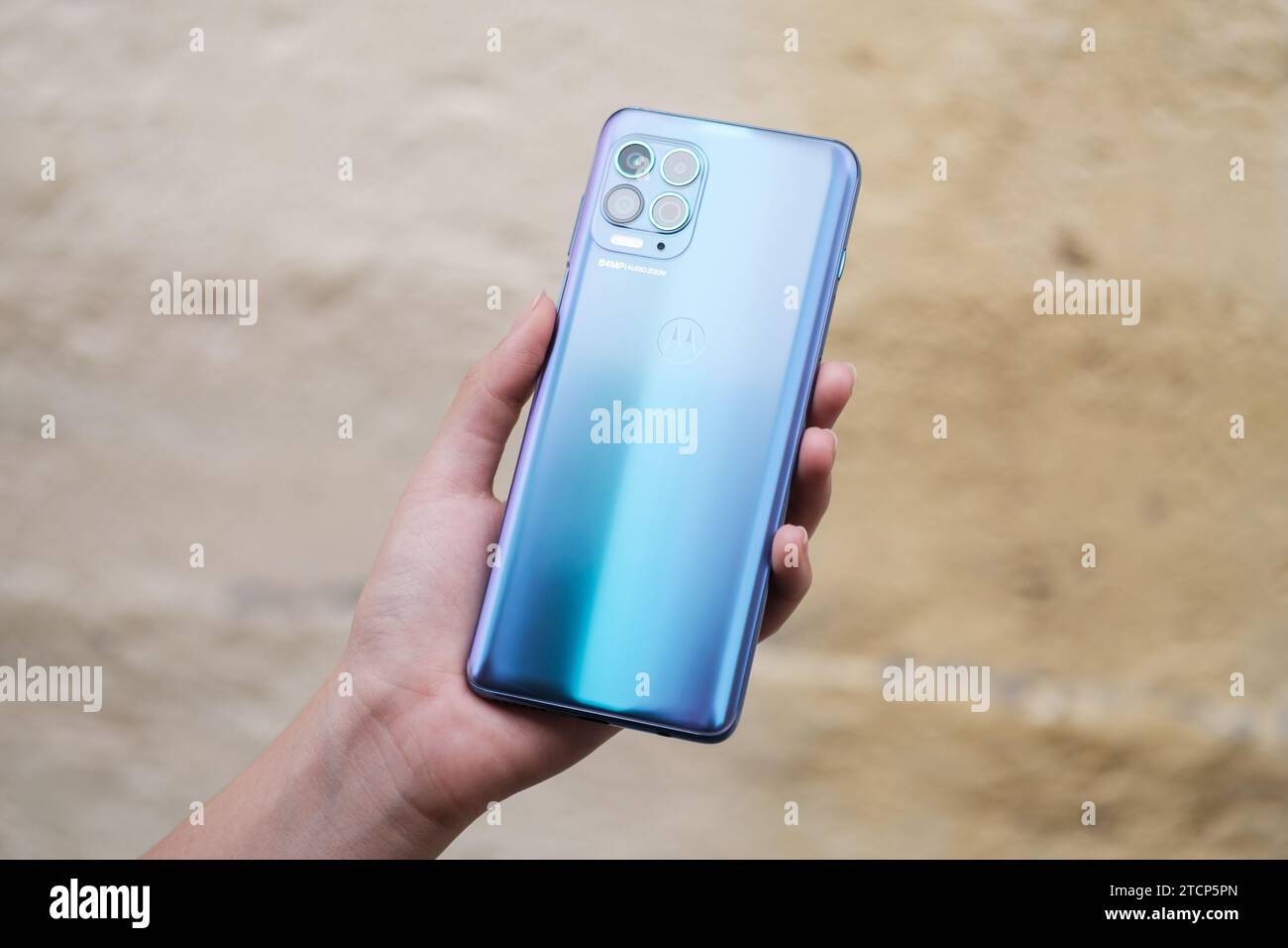 HCMC, VN - Dec 2023. Motorola Edge S Smartphone Stock Photo - Alamy