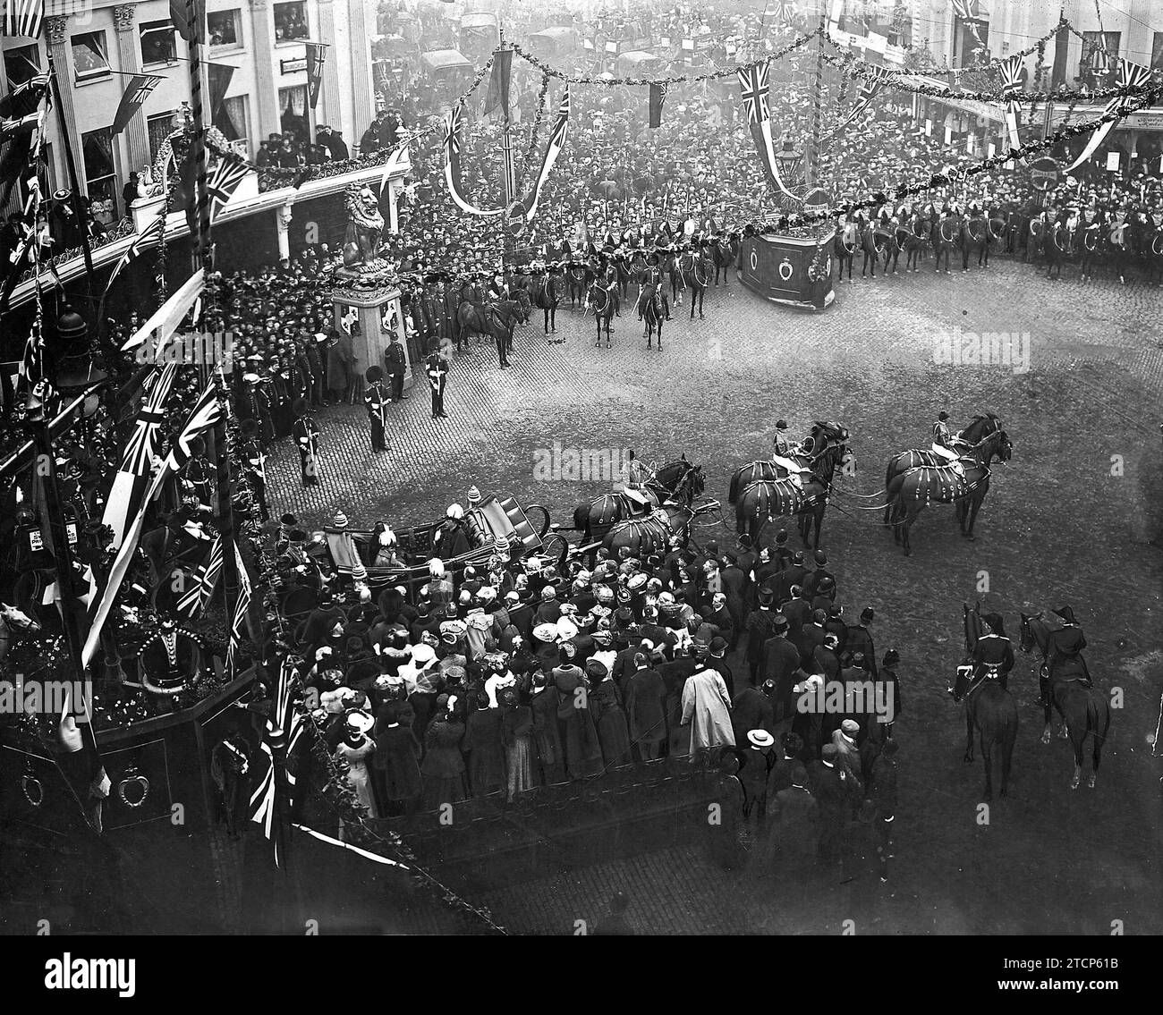 06/08/1905. Journey of Alfonso Xiii to Great Britain - London the Royal ...
