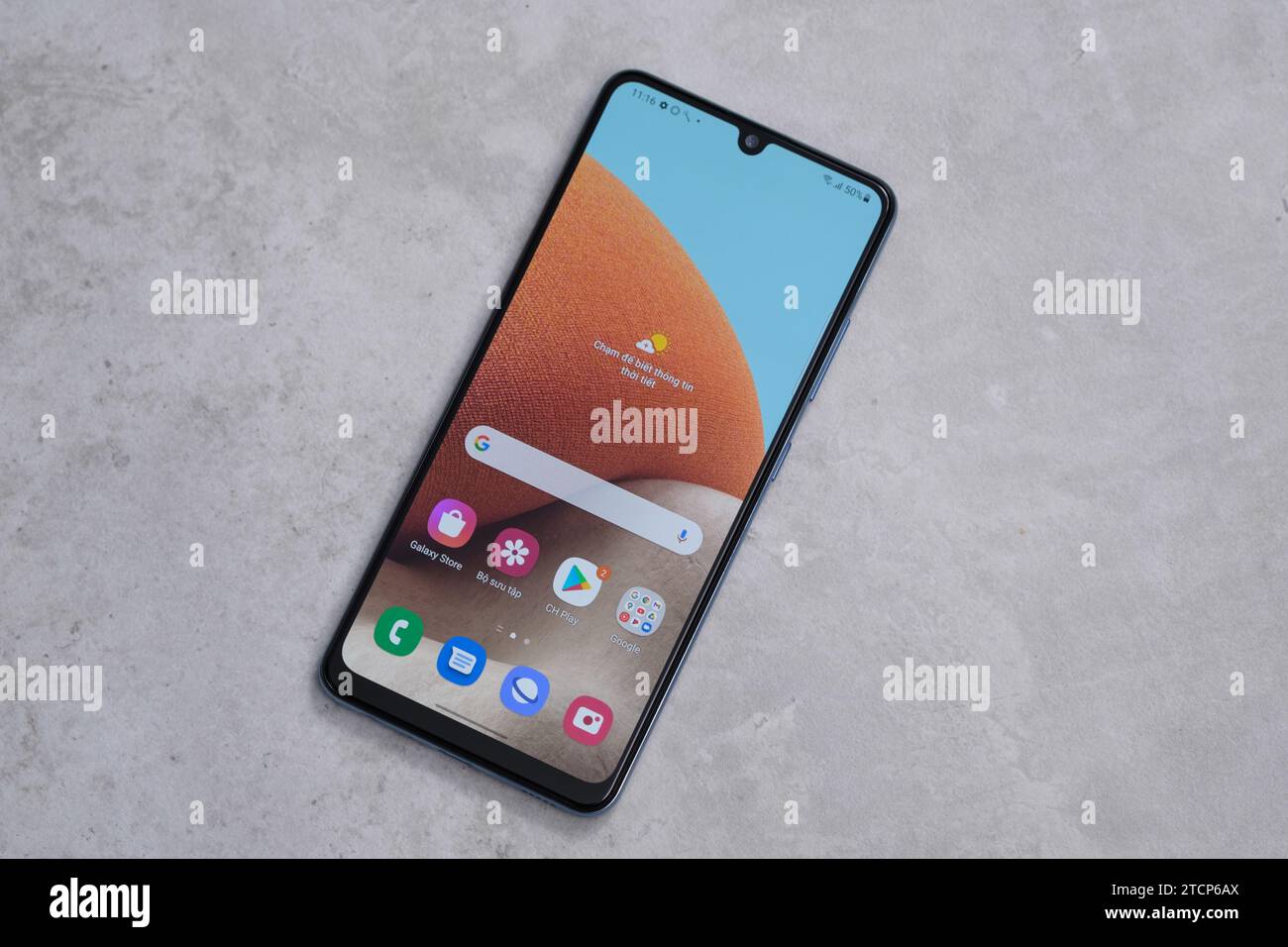 HCMC, VN - Dec 2023. Samsung Galaxy A32 smartphone Stock Photo - Alamy