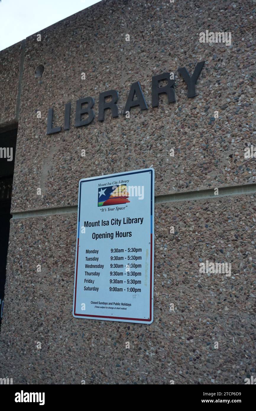 Mount isa city library hi-res stock photography and images - Alamy