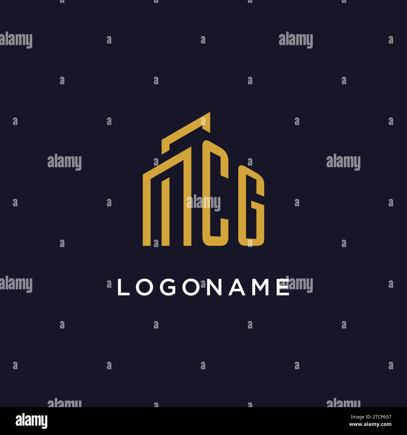 Cg initials logo hi-res stock photography and images - Alamy