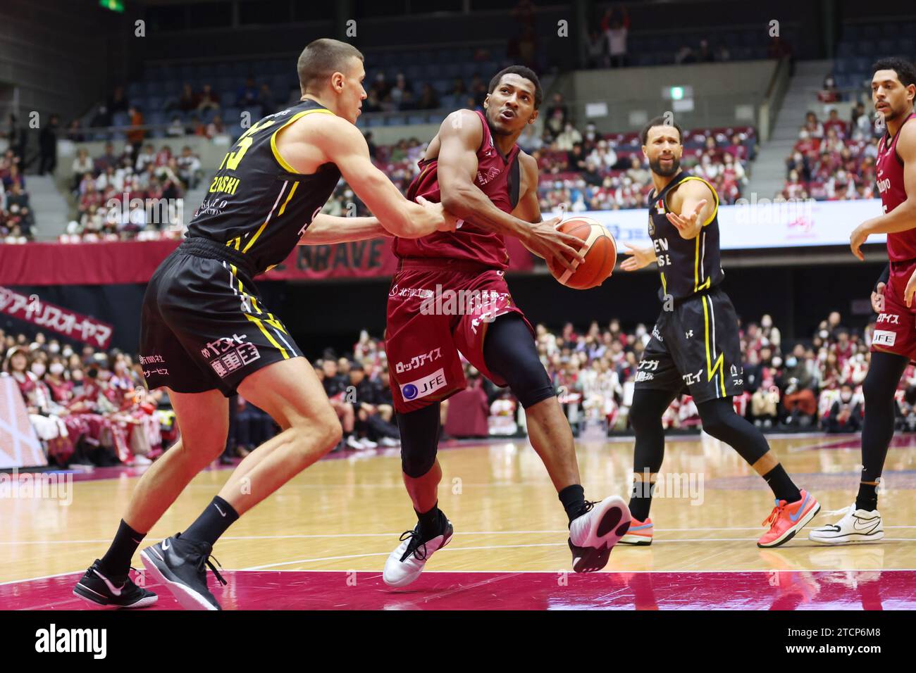 Kanagawa, Japan. 13th Dec, 2023. Thomas WimBush (Brave Thunders ...