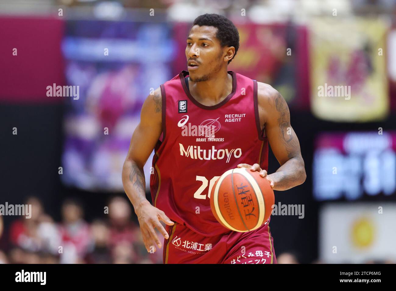 Kanagawa, Japan. 13th Dec, 2023. Thomas WimBush (Brave Thunders ...
