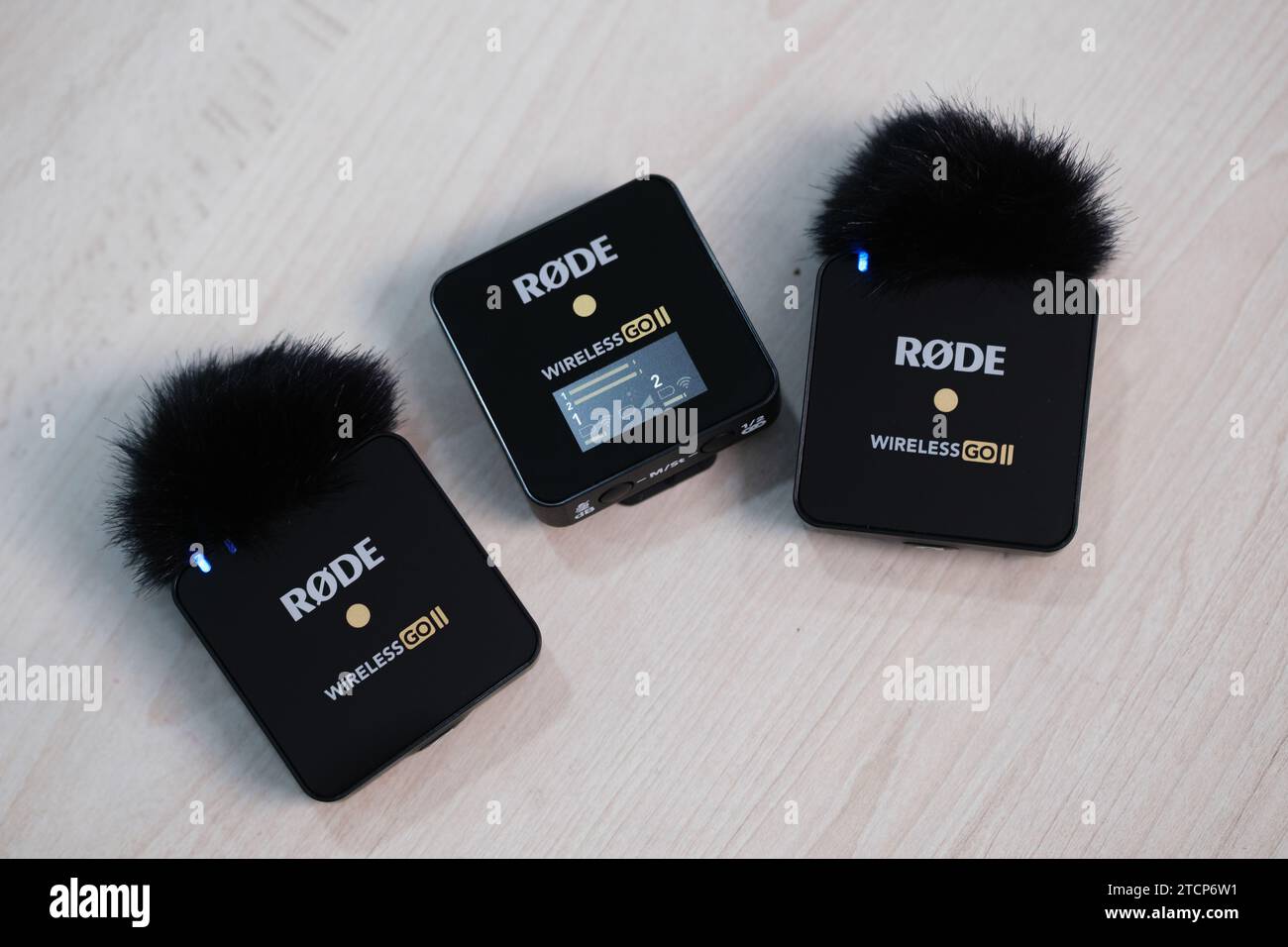 HCMC, VN - Dec 2023. Rode wireless GO II microphone Stock Photo - Alamy