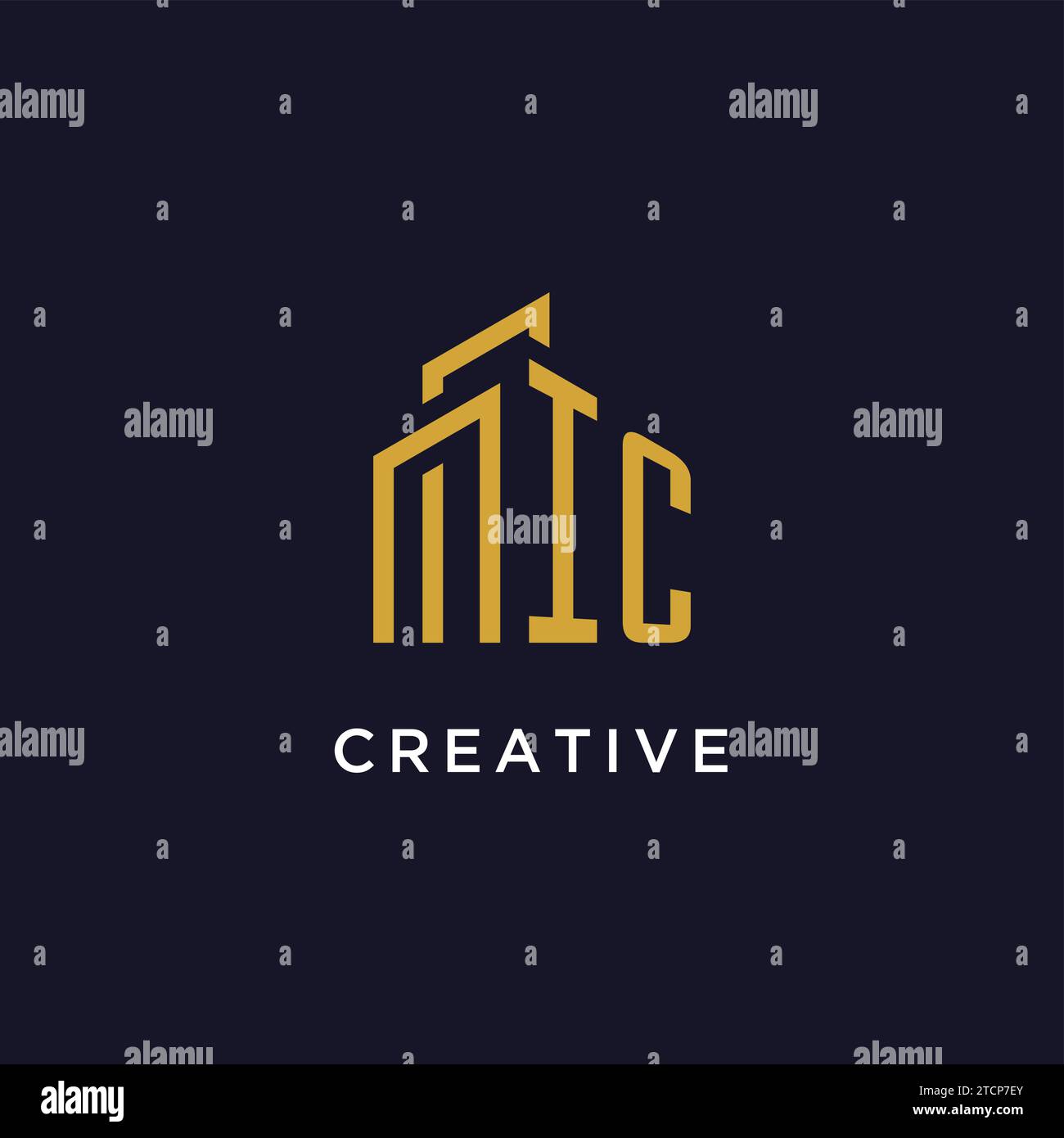 Ic logo vector vectors hi-res stock photography and images - Alamy