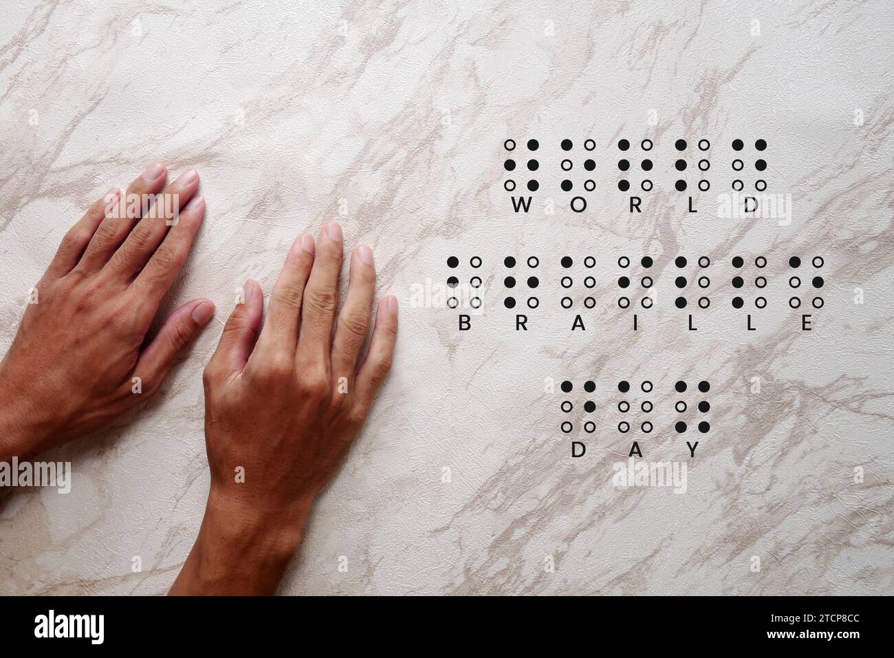 Braille day mnemonic hi-res stock photography and images - Alamy