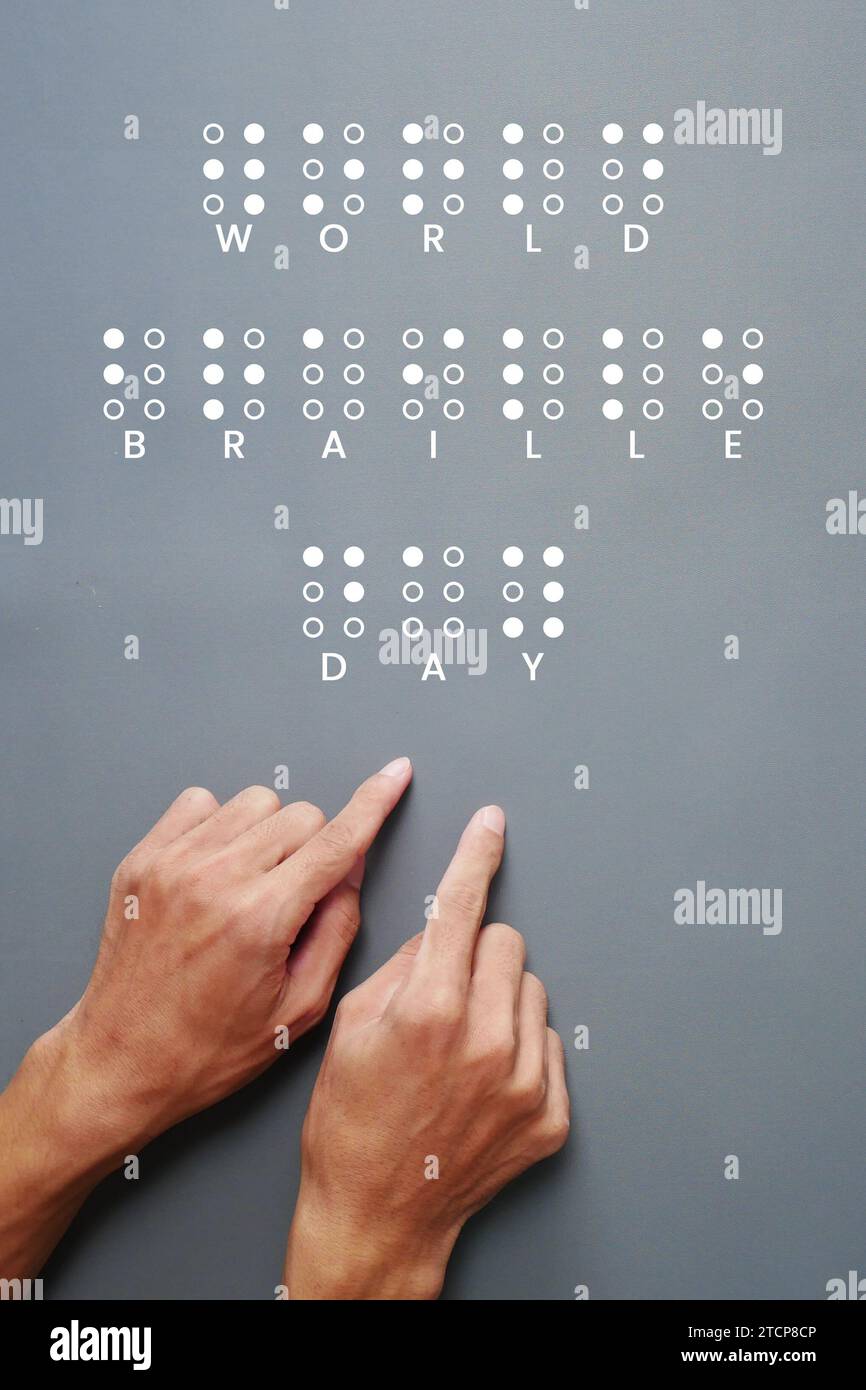 Braille day mnemonic hi-res stock photography and images - Alamy