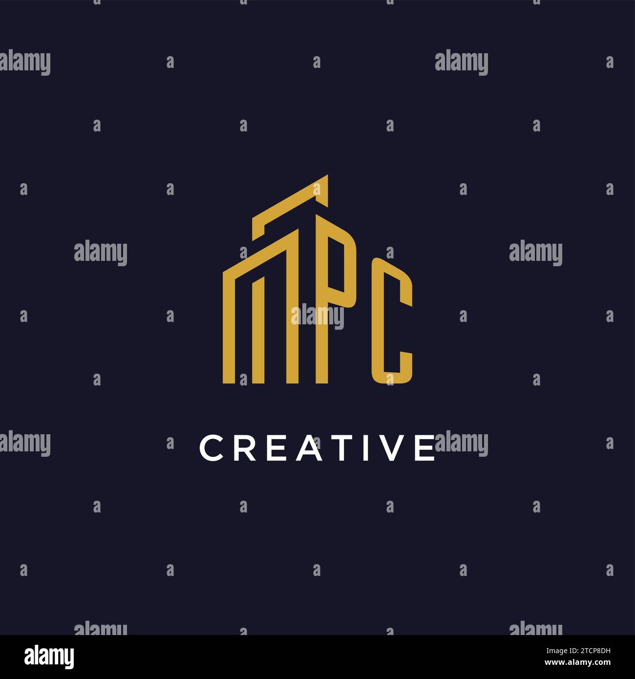Pc logo design hi-res stock photography and images - Alamy