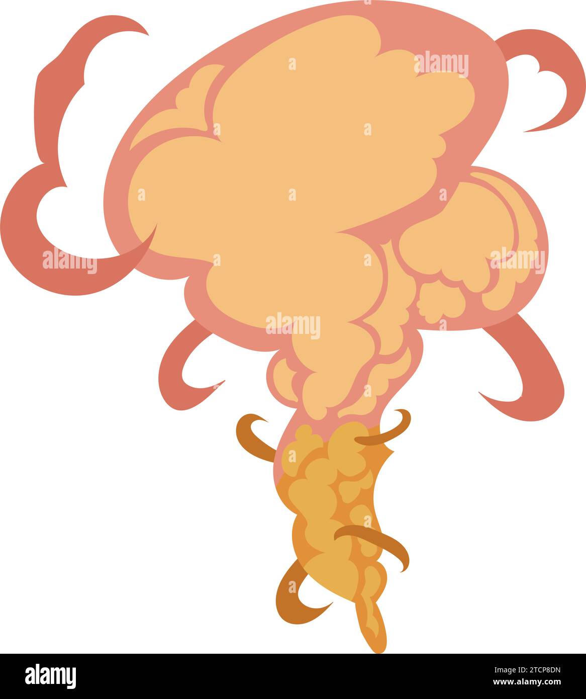 sandstorm illustration of sand cloud vector isolated Stock Vector Image ...