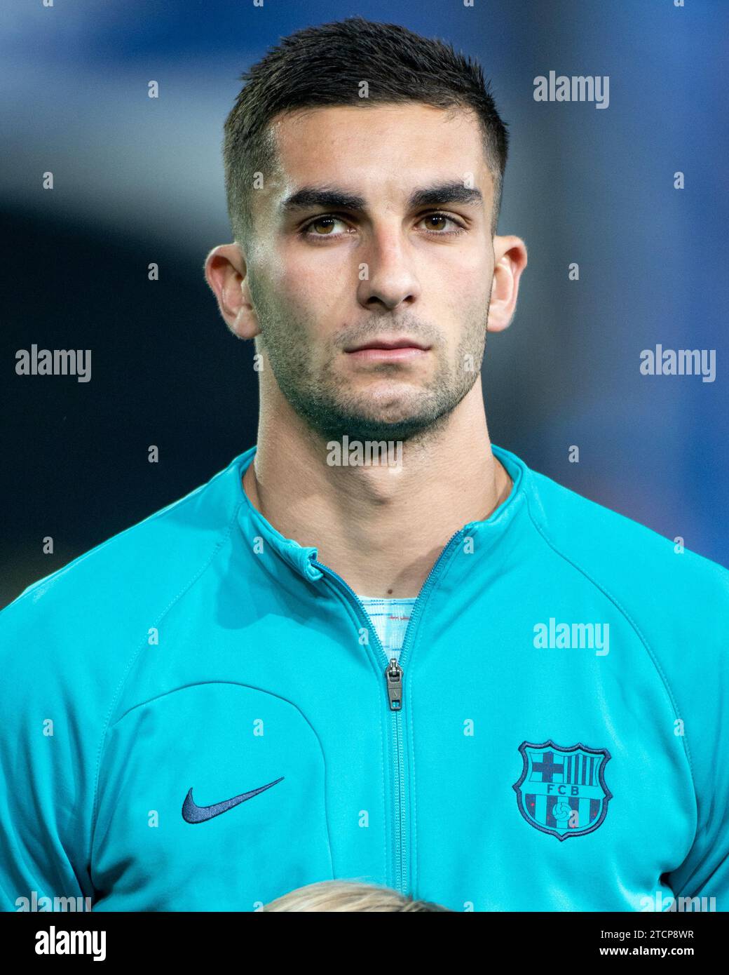 Antwerp, Belgium. 14th Dec, 2023. Ferran Torres of Barcelona during the ...