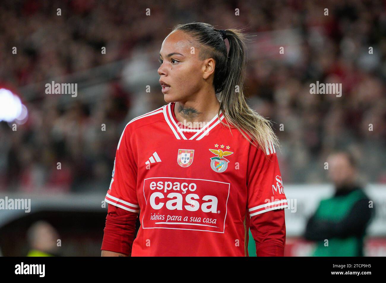 Lisbon, Portugal. 13th Dec, 2023. Nycole Raysla of SL Benfica looks on ...