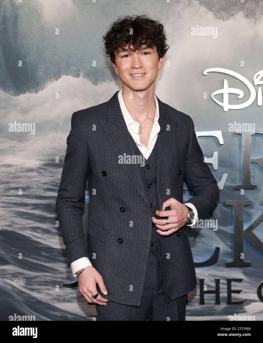 Charlie Bushnell attends the Disney+ original series world premiere of ...