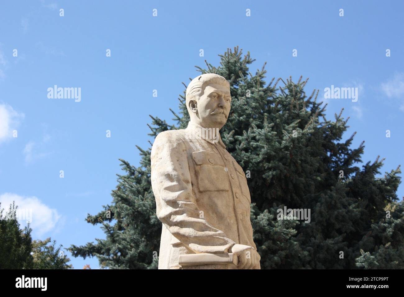 Stalin Statue at the museum dedicated to him in Gori, Georgia Stock ...