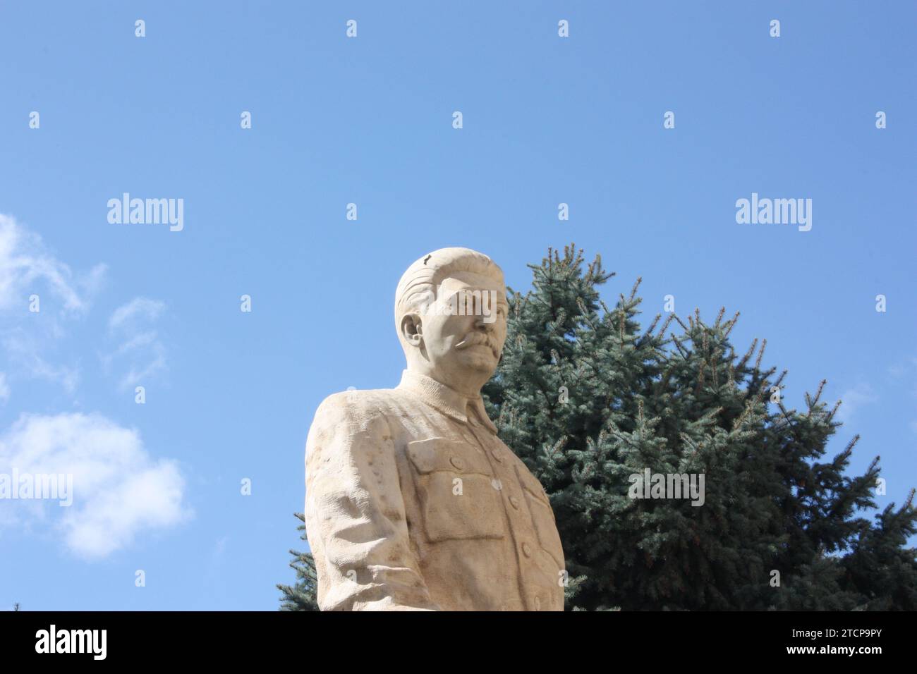 Stalin Statue at the museum dedicated to him in Gori, Georgia Stock ...