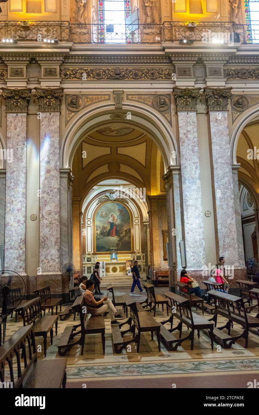 inside the metropolitan cathedral of the holy trinity. the main ...