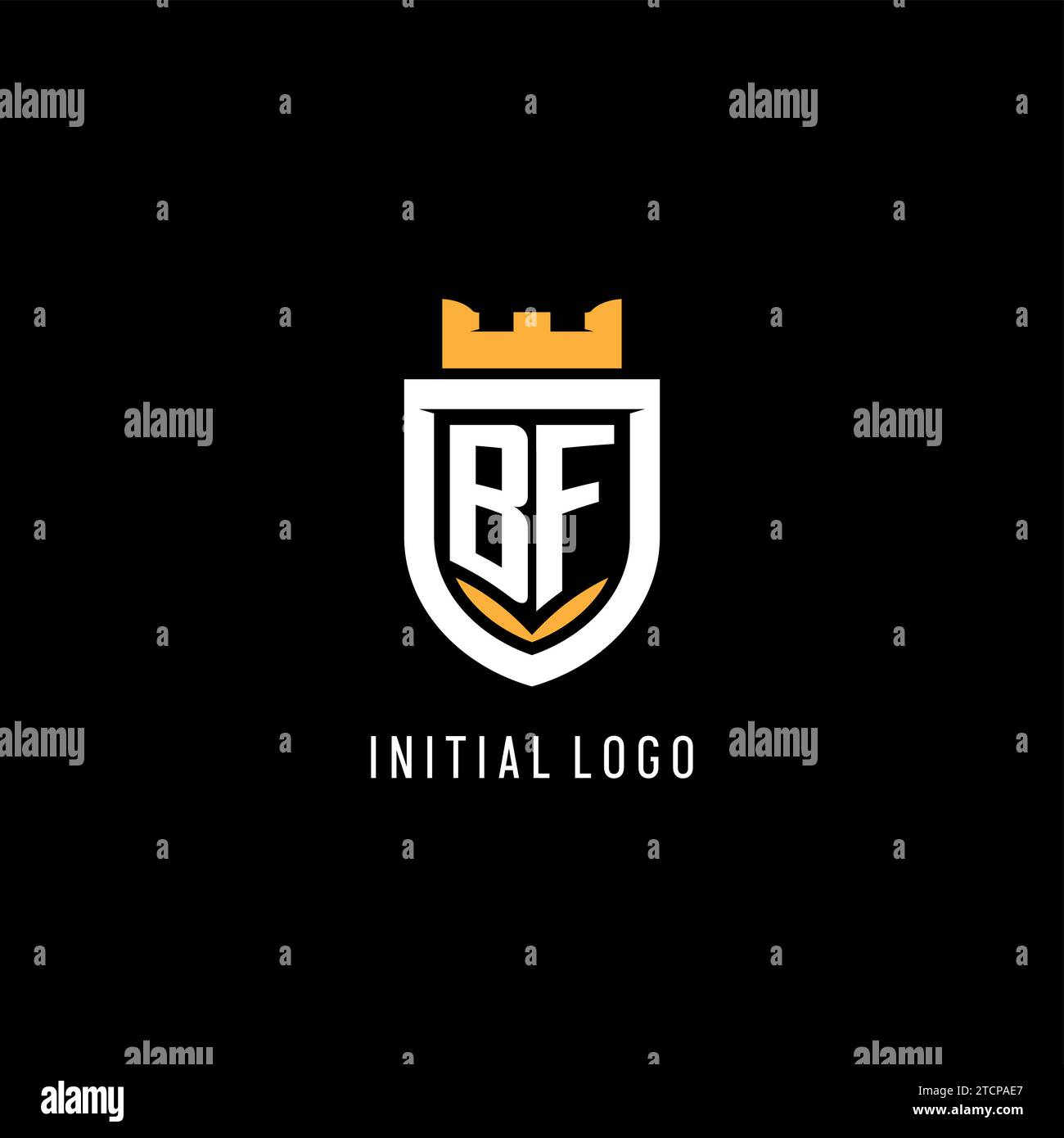 Bf gaming logo Stock Vector Images - Alamy