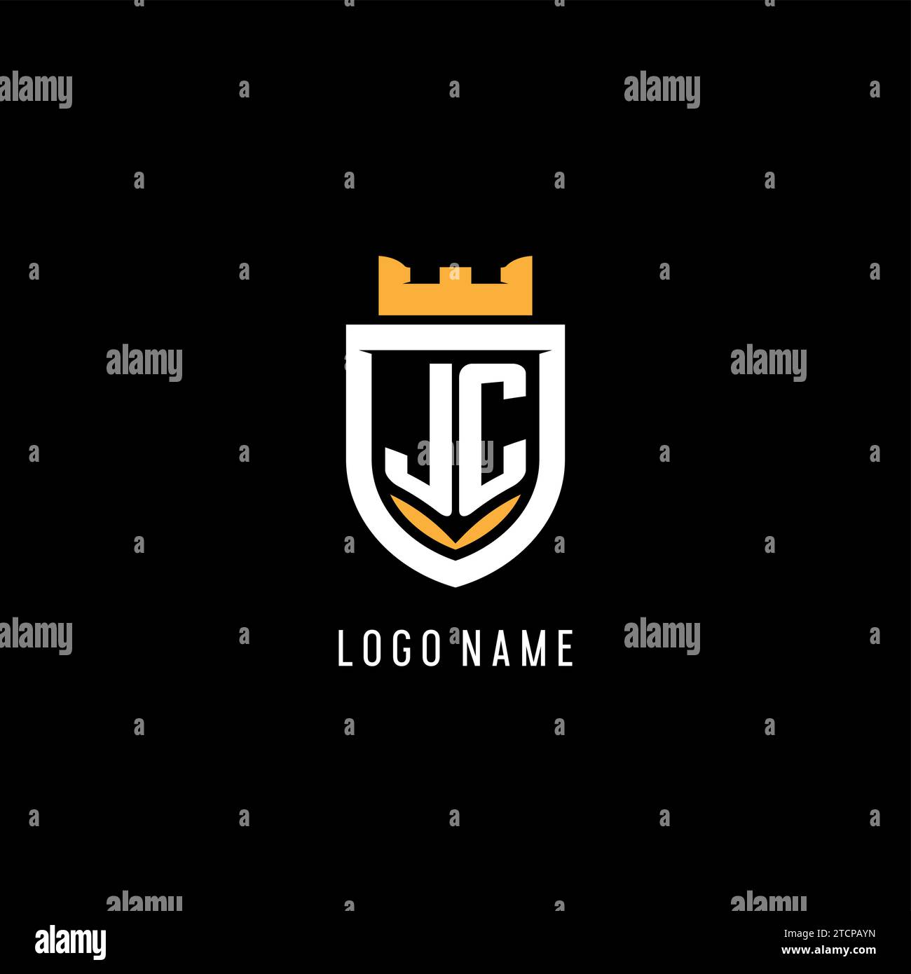 Initial jc logo hi-res stock photography and images - Alamy